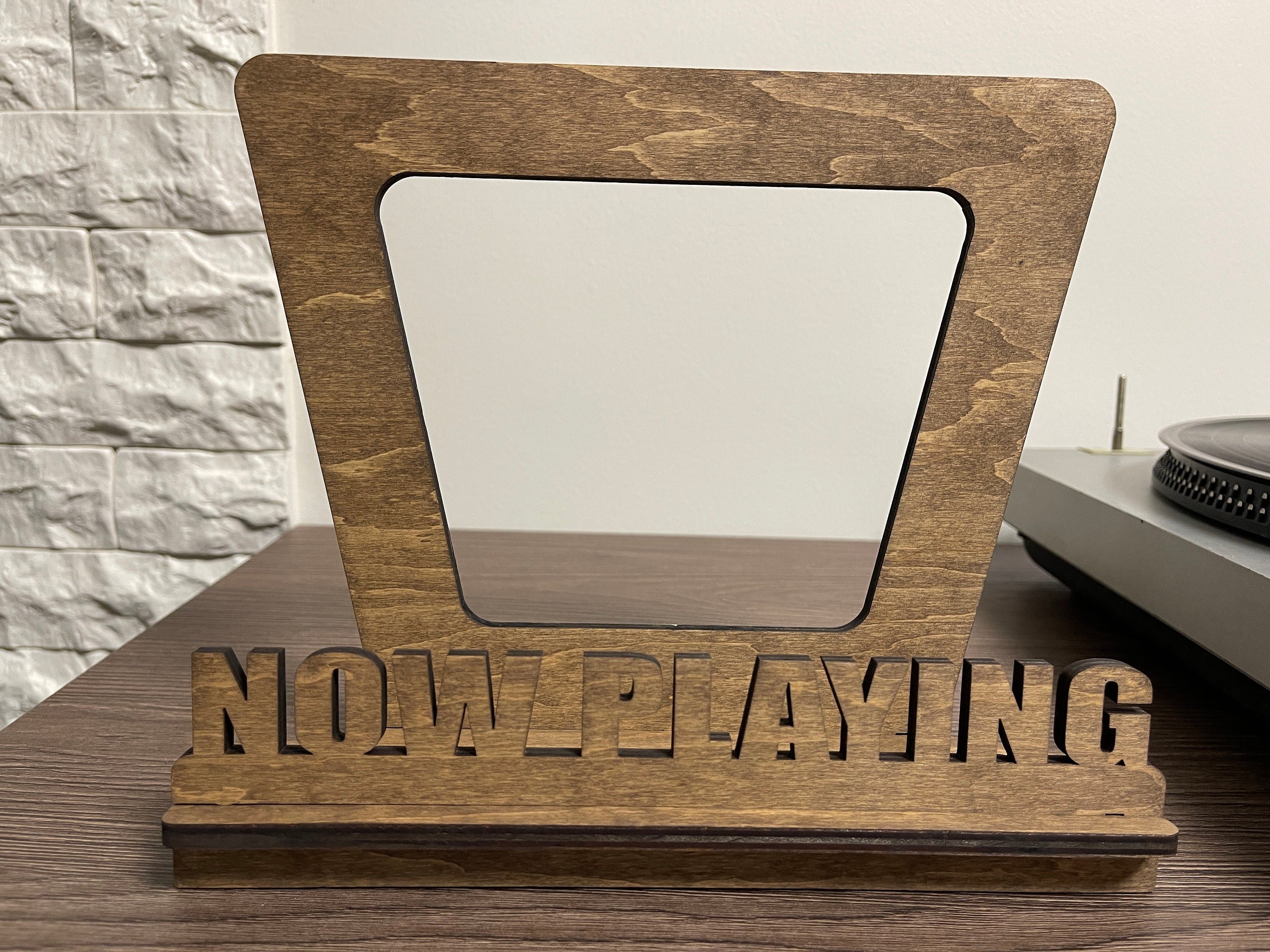 Now Spinning Hold up LP Record Display Stand Record | Etsy