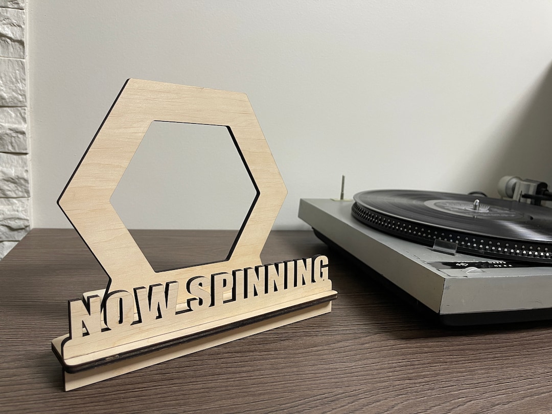 Record Display Stand, Now Playing Stand, Tabletop LP Display, Now ...