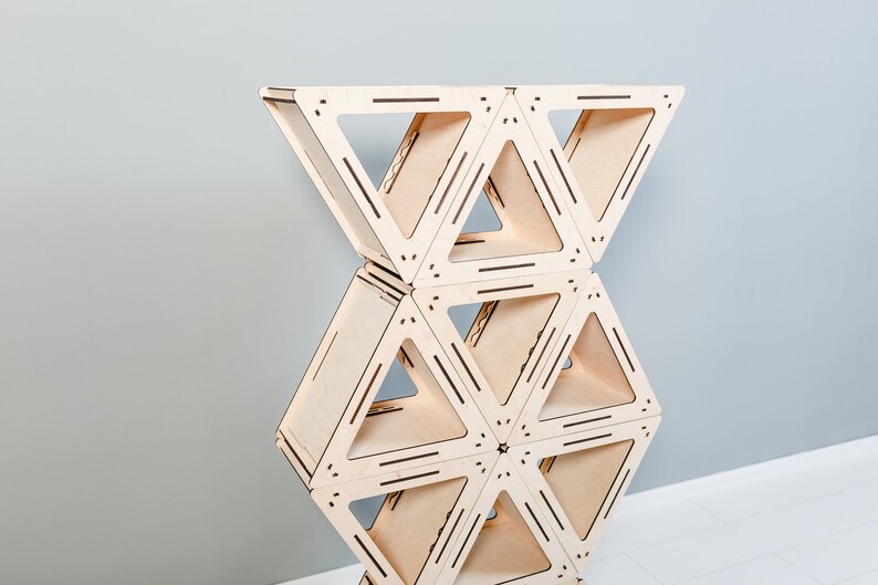 The Pyramid Shelf Triangle Shelf Rustic Floating Triangle - Etsy