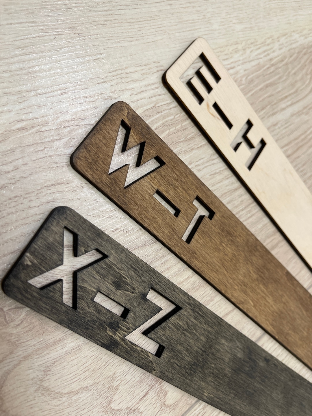 Wooden Record Dividers, LP Separators, Alphabet Dividers, Vinyl ...