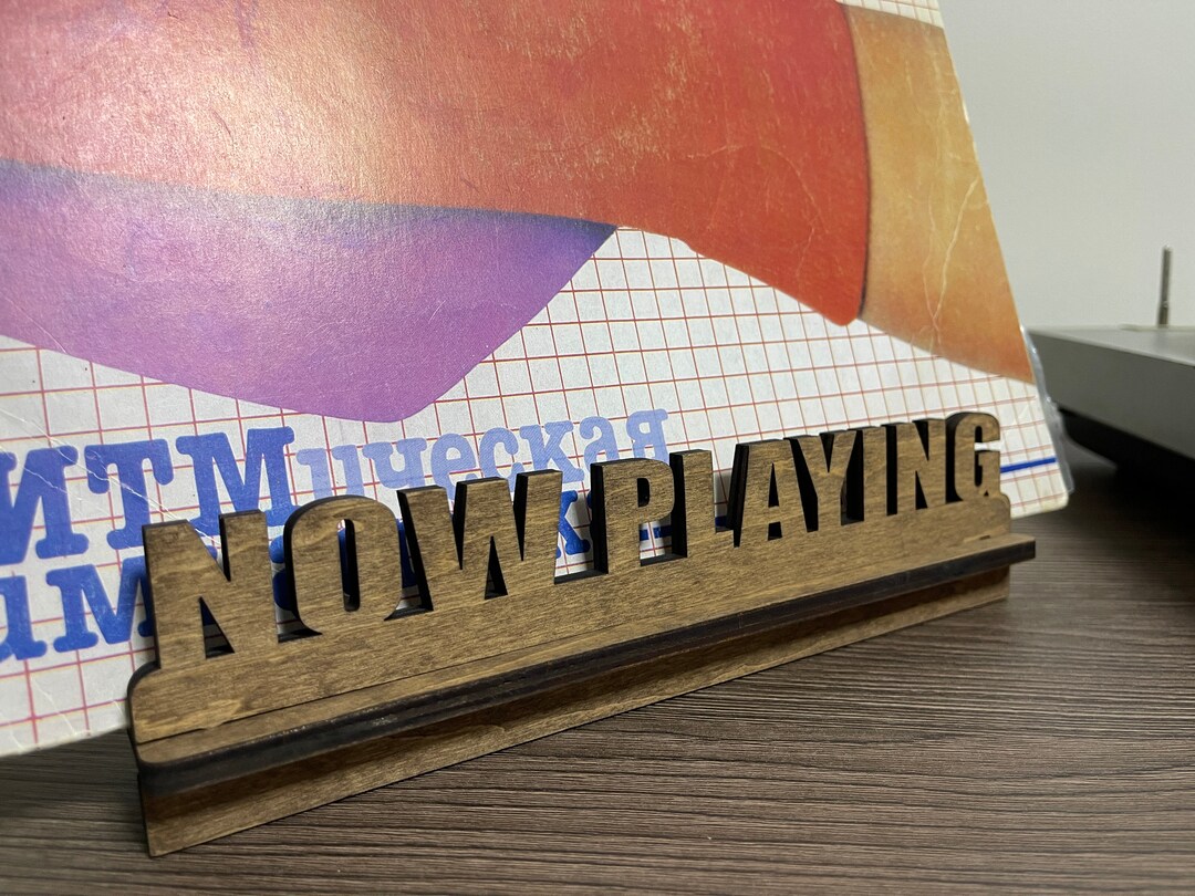 Tabletop Record Display, Hold up Album, Now Spinning Shelf, Record ...