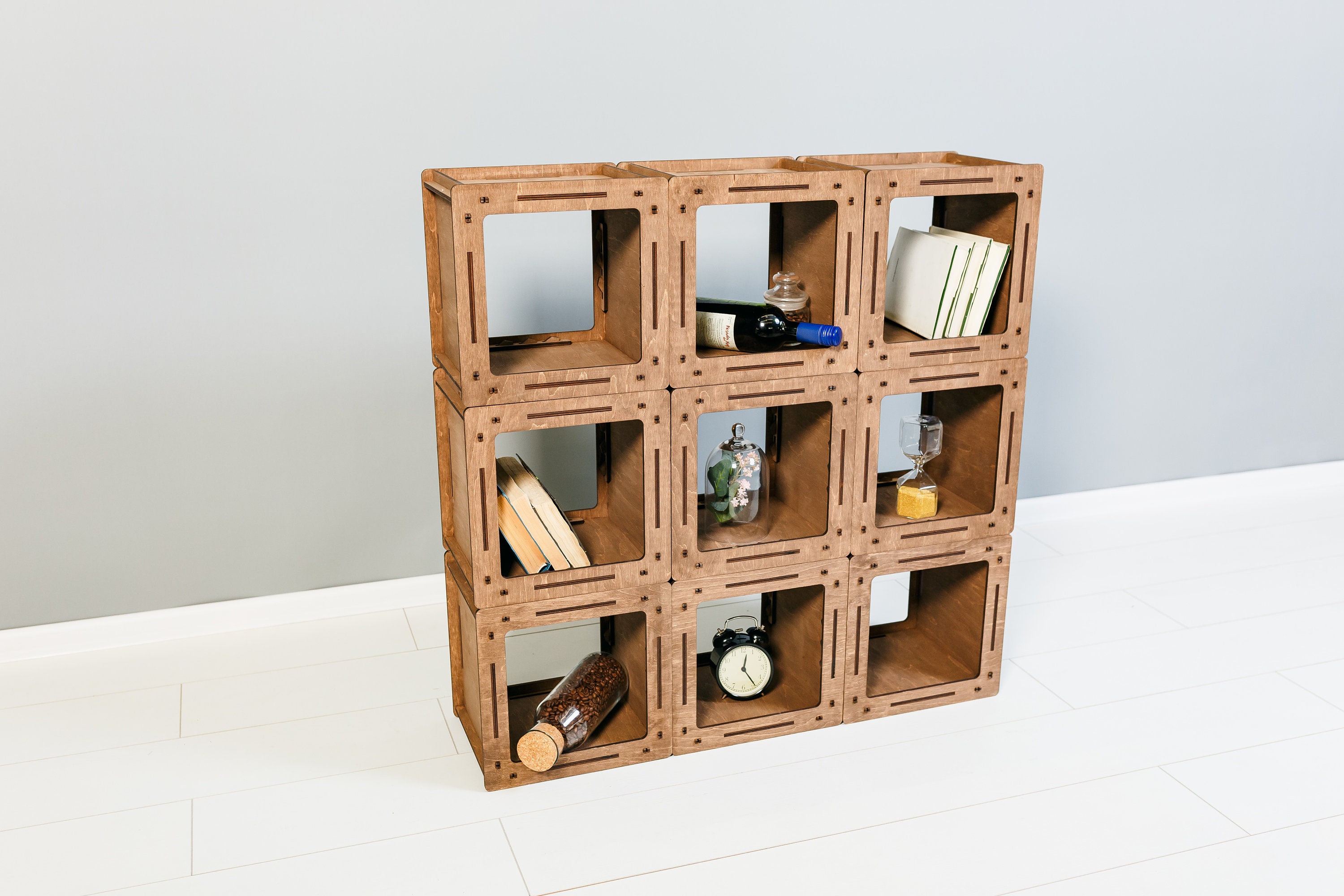 Square Shelves Loft Shelf Geometric Shelves Custom | Etsy