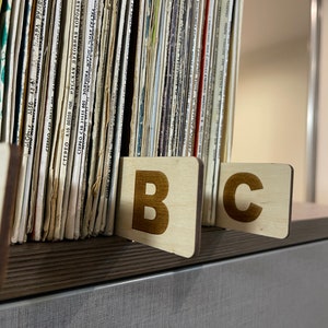 Lp Both Sides Dividers, Vinyl Record Separators, A-Z Dividers, Alphabet ...