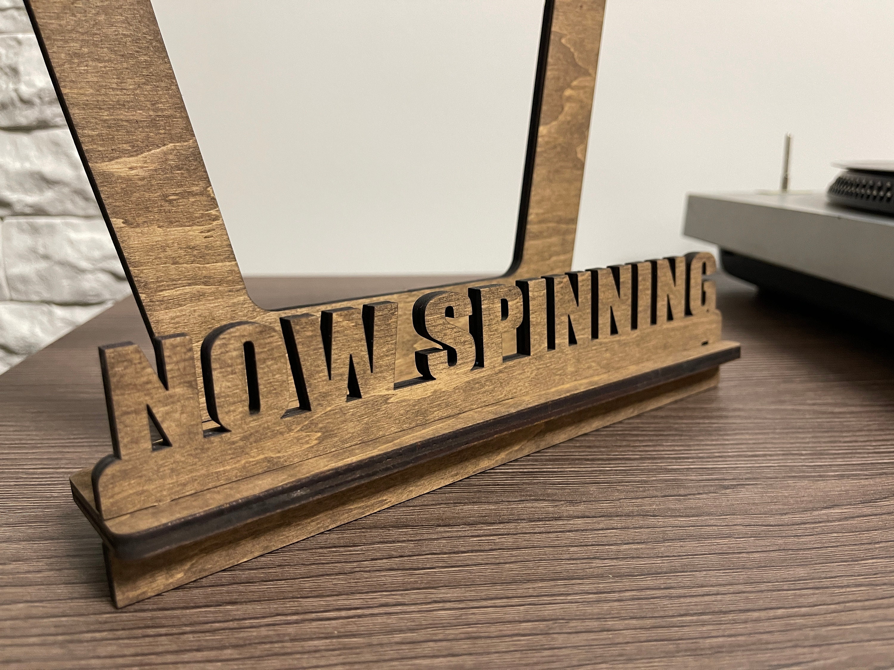 Now Spinning Hold up LP Record Display Stand Record | Etsy