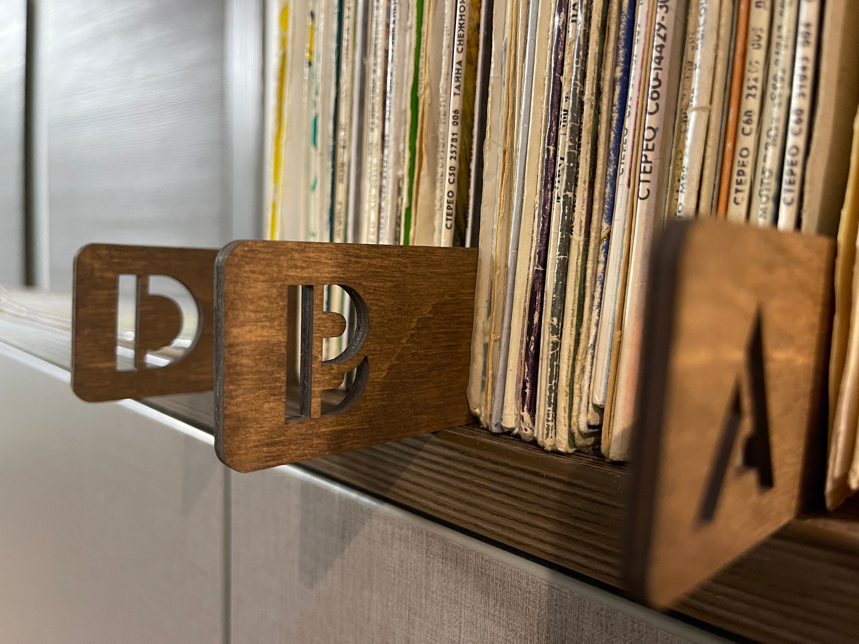 Alphabet Vinyl Record Divider LP Separators Organization | Etsy