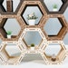 Hexagon Shelves, Wall Beehive Bee Honeycomb Shelf Decor, Large Set of ...