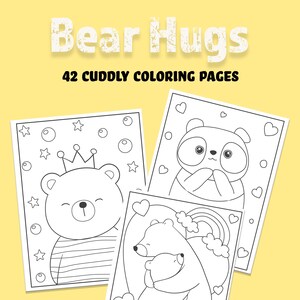 free hug coloring pages
