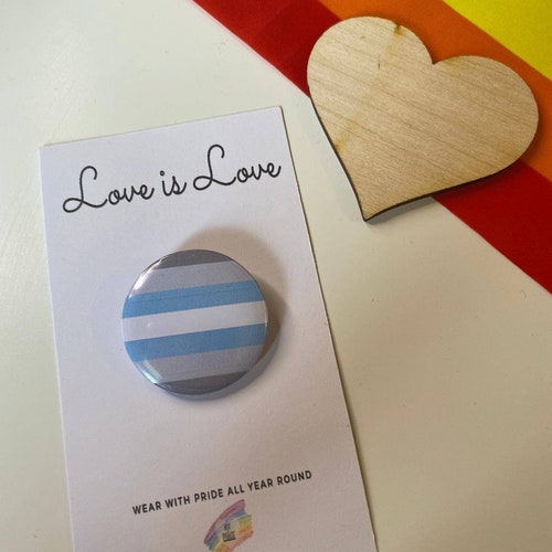 Demiboy Pride Enamel Pin - Etsy