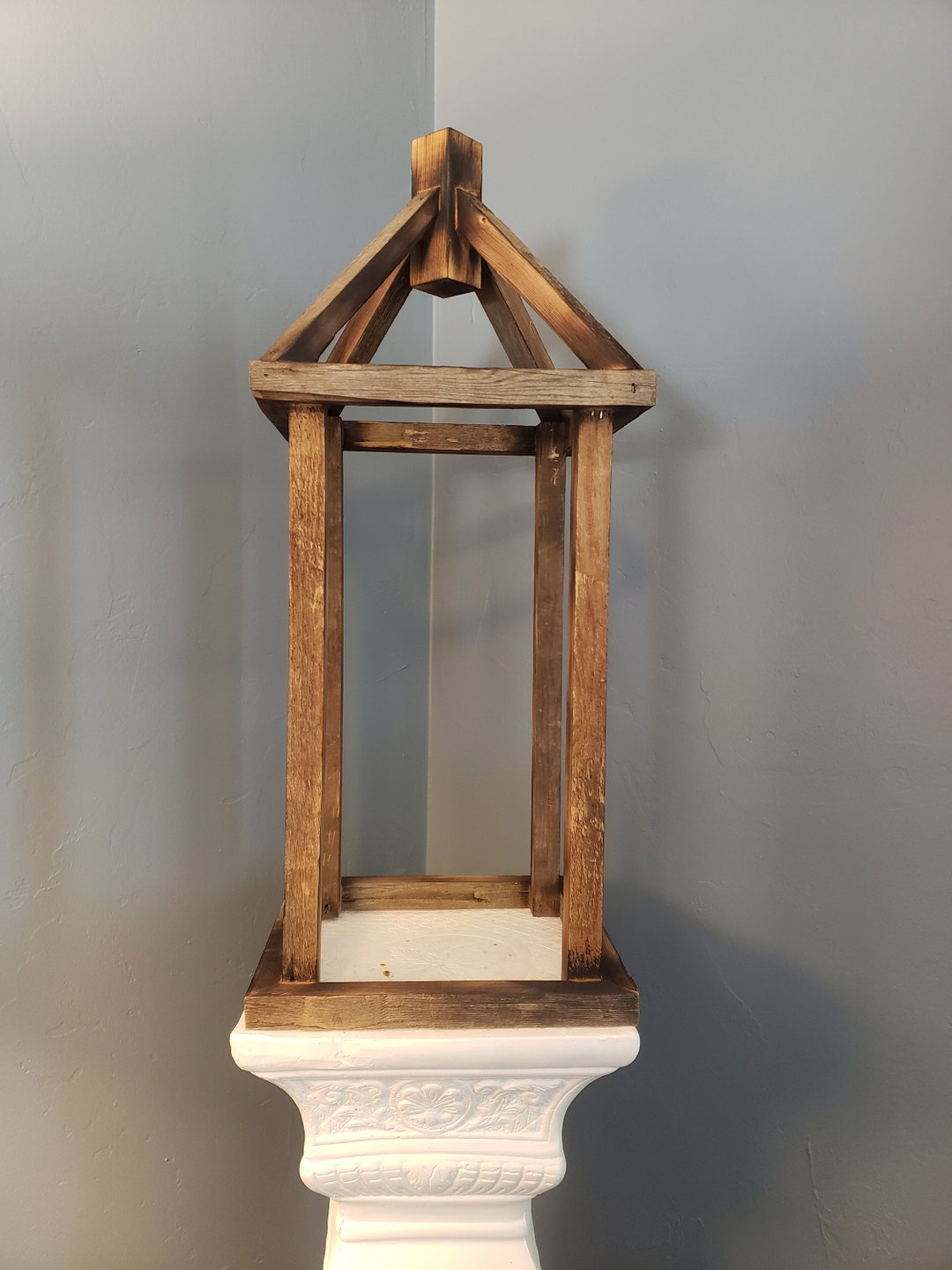 Wooden Lantern - Etsy