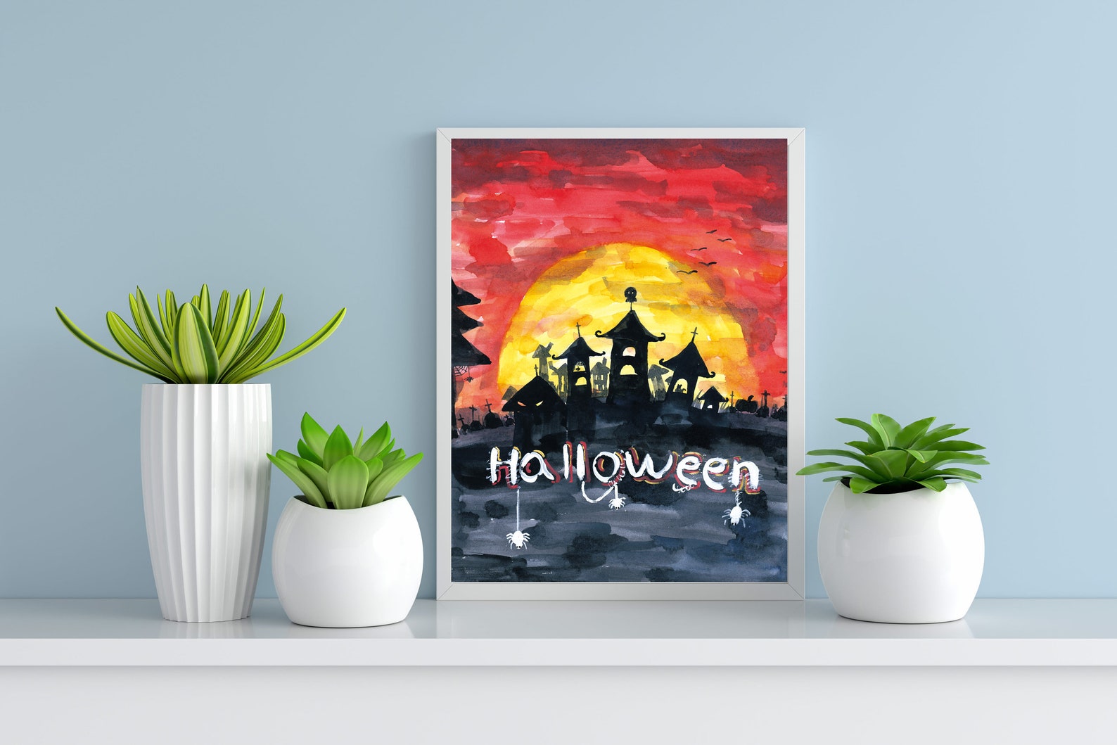 Halloween Print, Halloween Poster, Halloween Decor, Halloween Part ...