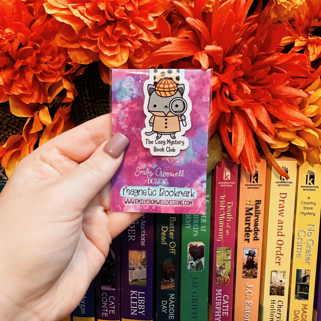 Purrlock Holmes Magnetic Bookmark | the Cozy Mystery Book Club Mascot ...