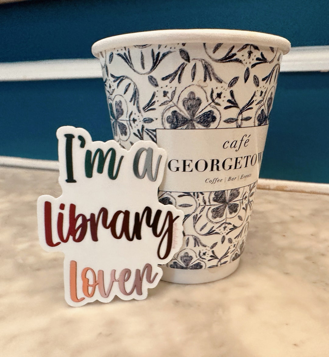 I'm a Library Lover Sticker - Etsy