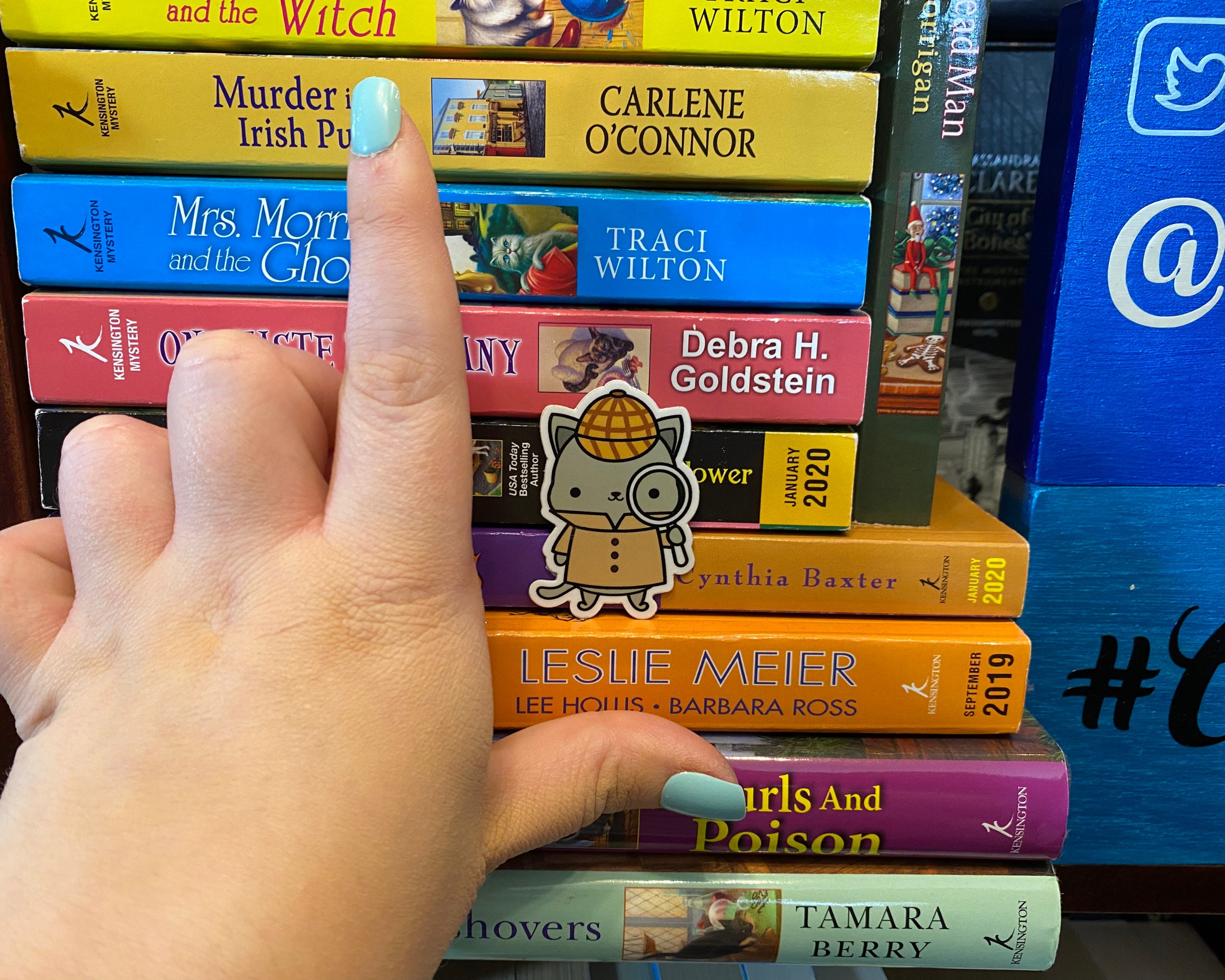 Purrlock Holmes Sticker | the Cozy Mystery Book Club's Mascot - Etsy