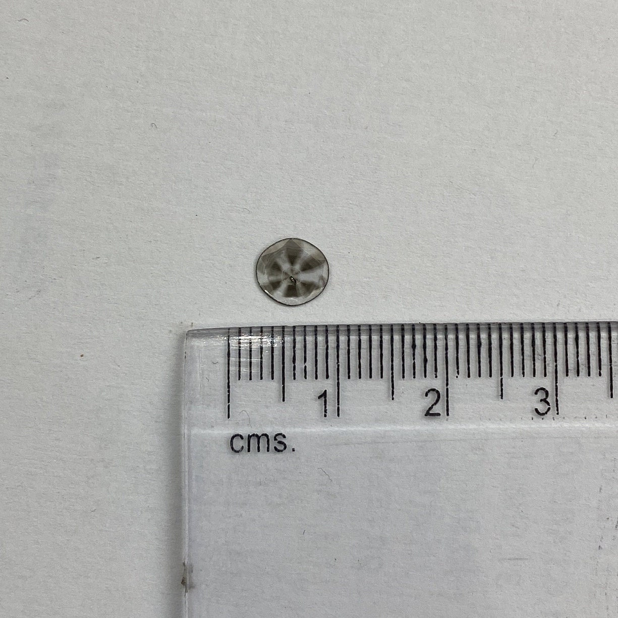 Rare 0.21 Ct Natural 6 Ray Trapiche Diamond Polki Slice 6.8x6.3x0.5mm ...