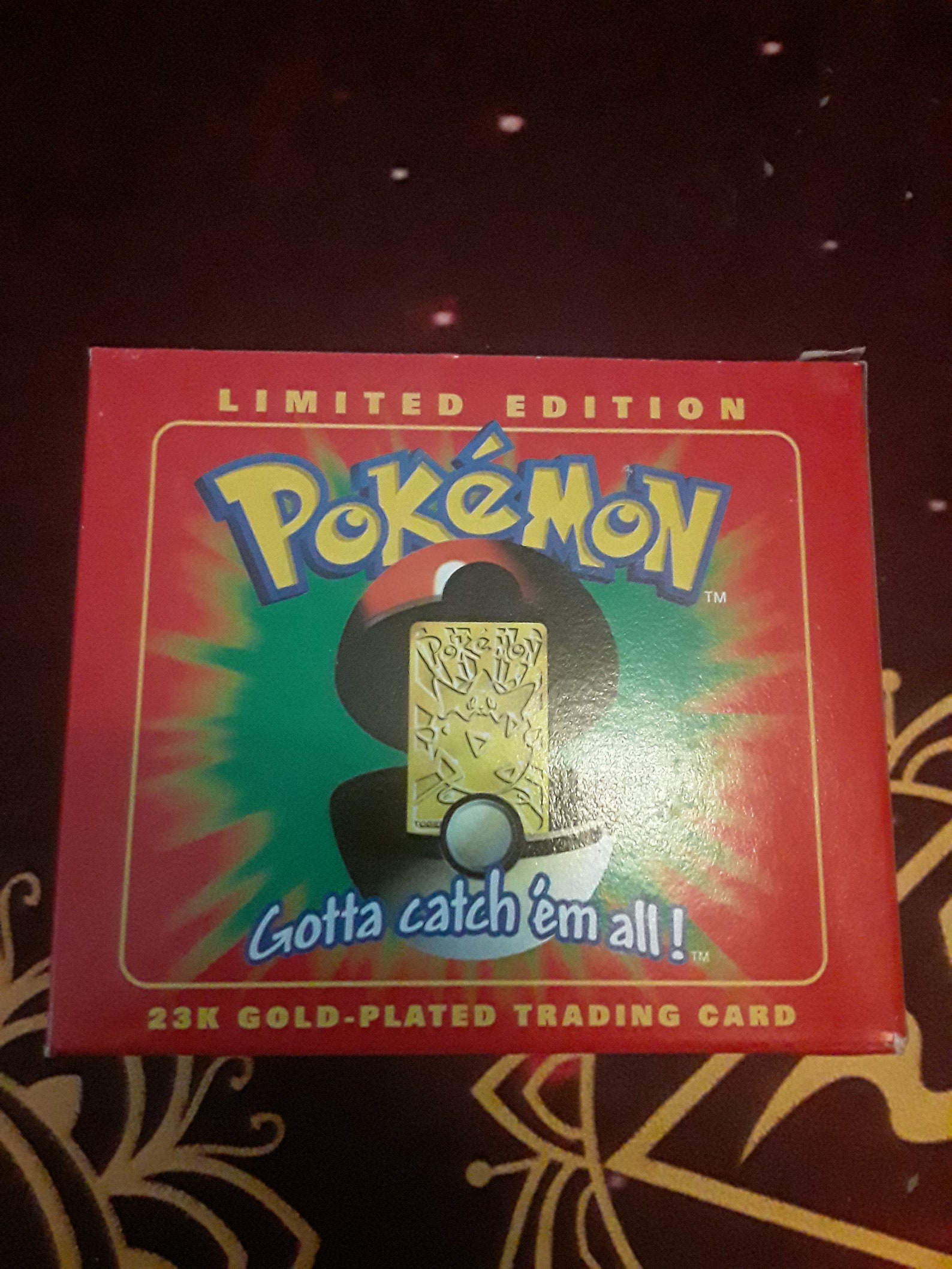 Pokemon 23K Gold Plated Trading Card Togepi Pokeball SEALED | Etsy