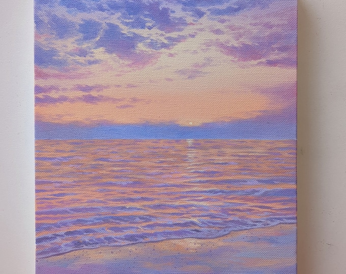 Mini Sunset Painting - Etsy