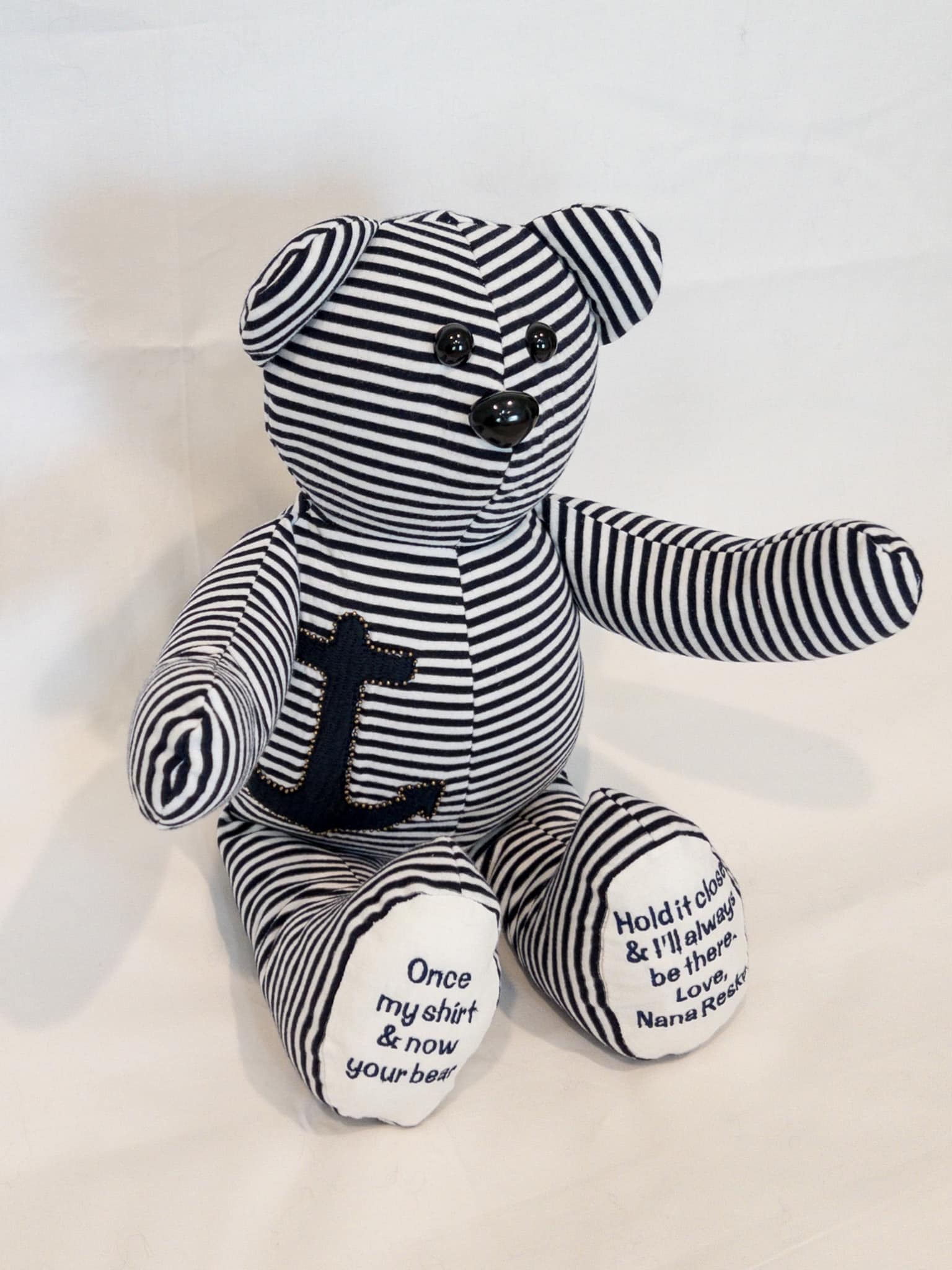 Memory Bear, Remembrance Bear, Custom Keepsake Bear, Memorial Bear ...