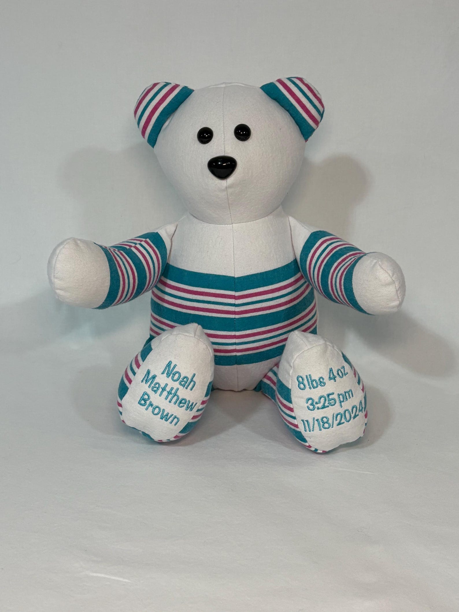 Memory Bear, Remembrance Bear, Custom Keepsake Bear, Memorial Bear, Stuffed Animal, Teddy Bear ...