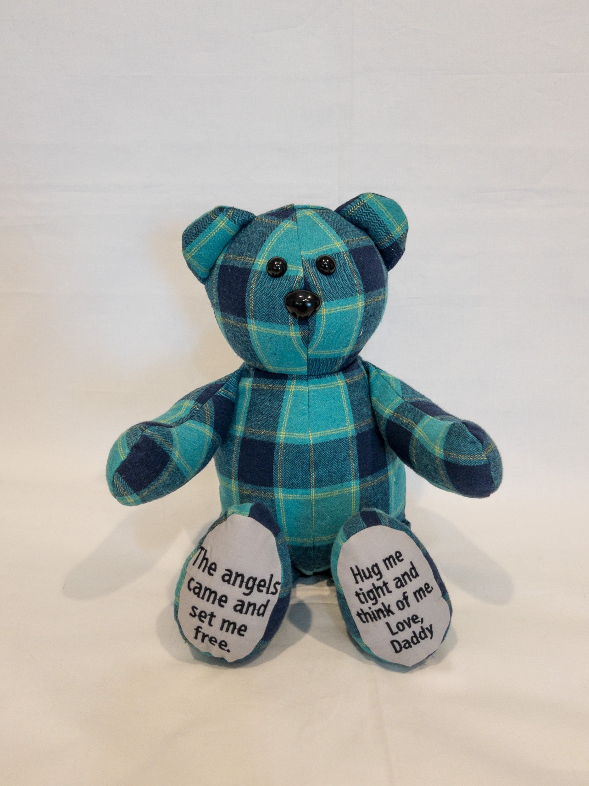 Memory Bear, Remembrance Bear, Custom Keepsake Bear, Memorial Bear ...