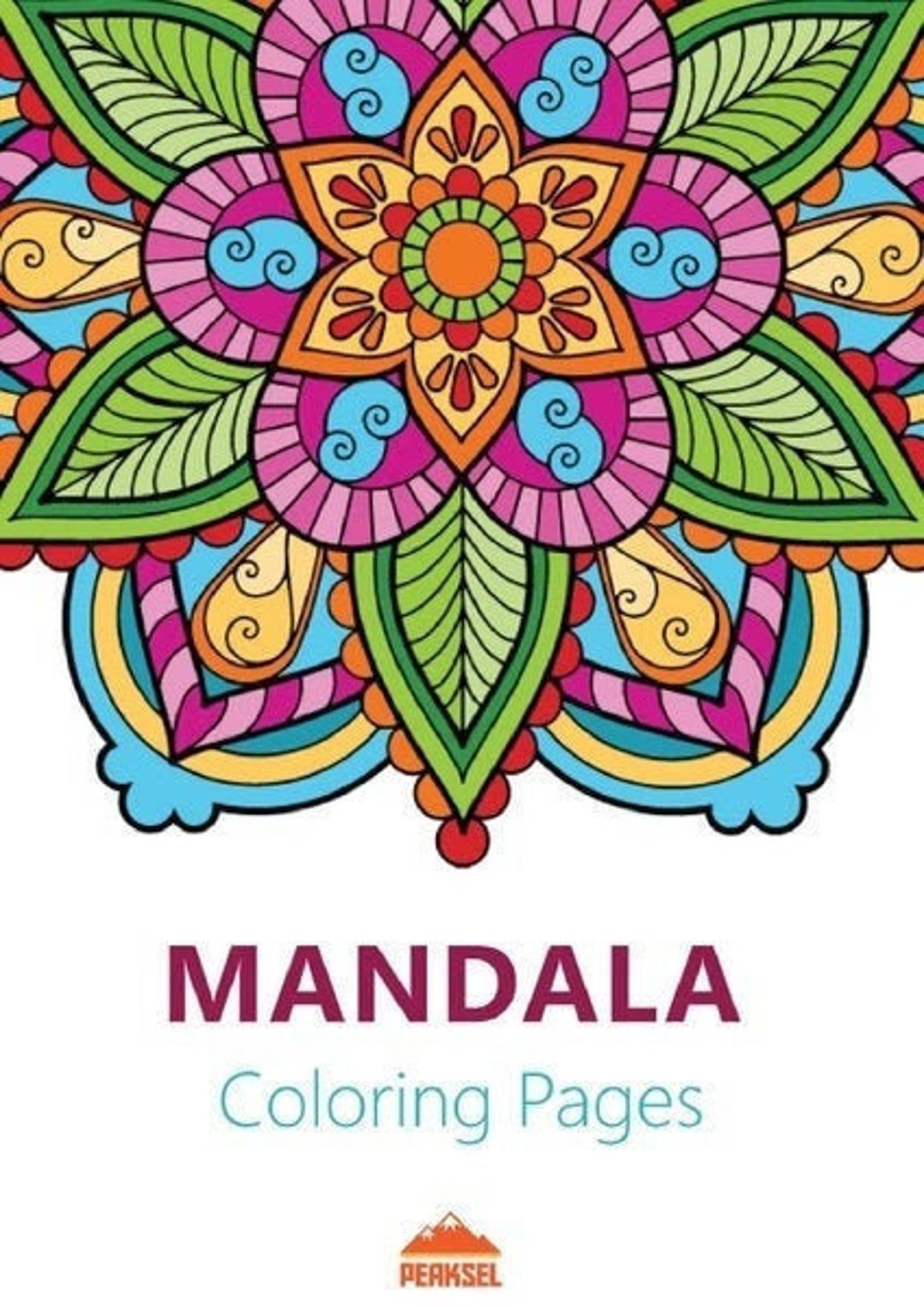 5 Mandala Coloring Pages - Etsy