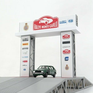 Rally Podium Start / Final Scale 1:43 Diorama Model Kit Sports - Etsy