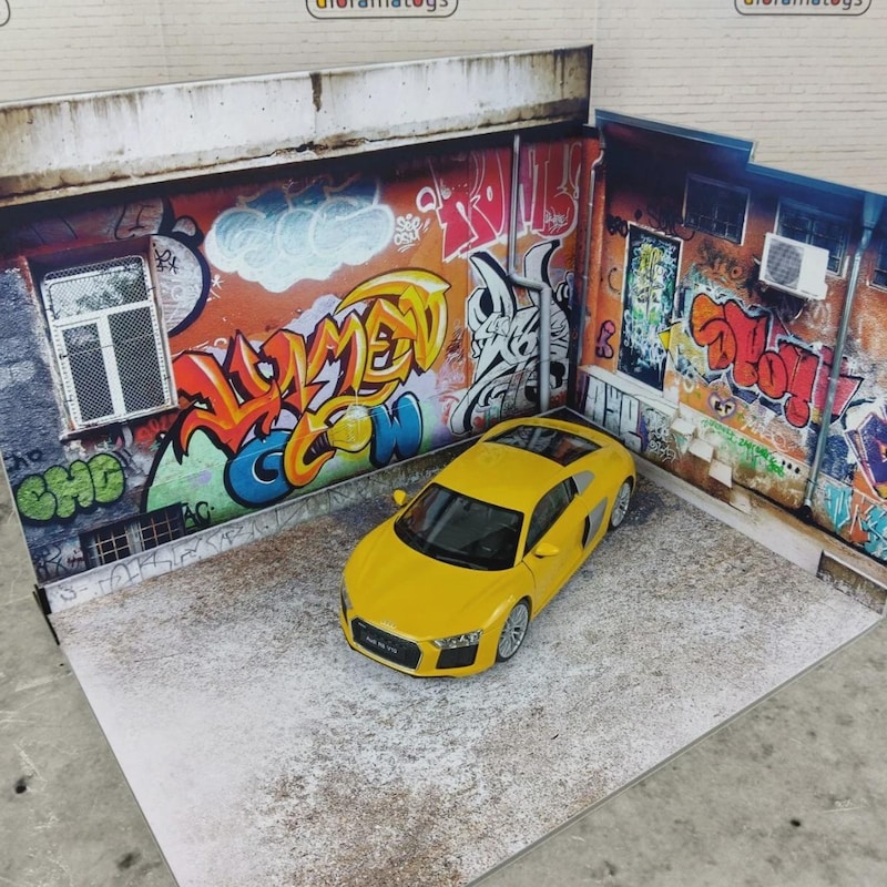 1/18 Scale Backdrops - Etsy UK