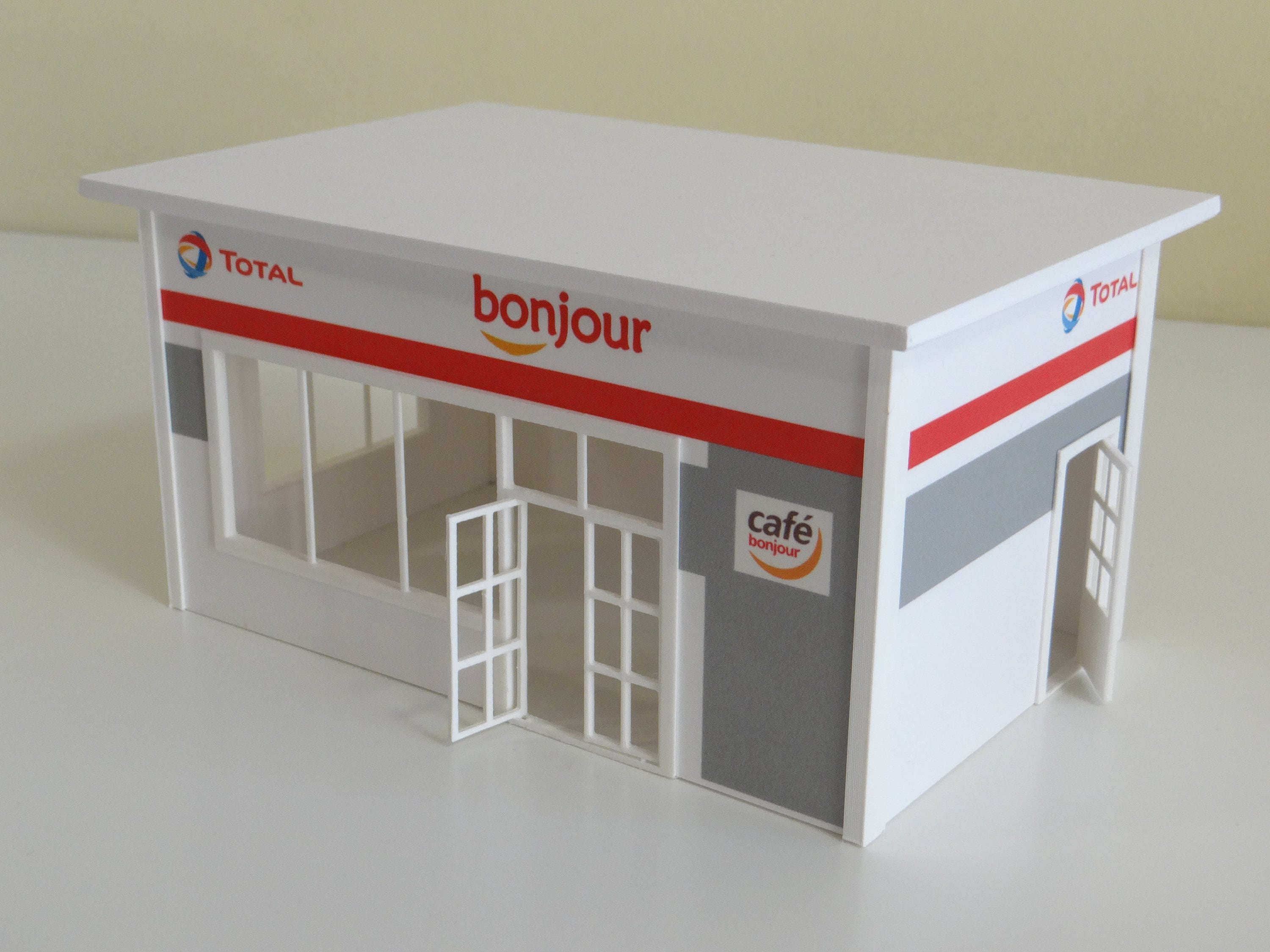 Scale 1:43 Diorama Petrol Station Model Kit Car Models Display Dioramas ...