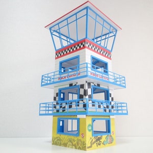 Race Control Tower – Rally Diorama Accessory Scale 1:43 Model Car ...