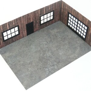 Scale 1:43 Diecast Car Models Display Auto Service Garage Models ...