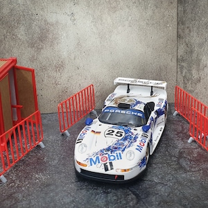 1:18 Scale Diorama Crowd Control Barriers, Racetrack Decoration (set of ...