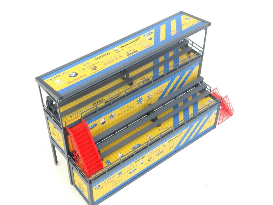 Scale 1:43 Containers Racetrack Tribunes Diorama Rally Parts Sports Car ...