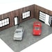 Scale 1:43 Diecast Car Models Display Auto Service Garage Models ...
