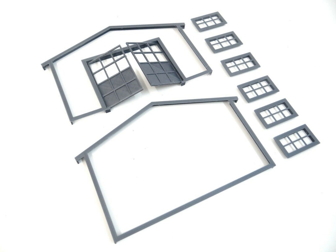 Scale 1:43 Diorama Modelling Parts Miniature Doors and Windows - Etsy