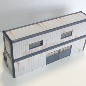 Scale 1:43 Diorama Rusty Containers Garage With Second Floor Diorama ...