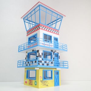 Race Control Tower – Rally Diorama Accessory Scale 1:43 Model Car ...