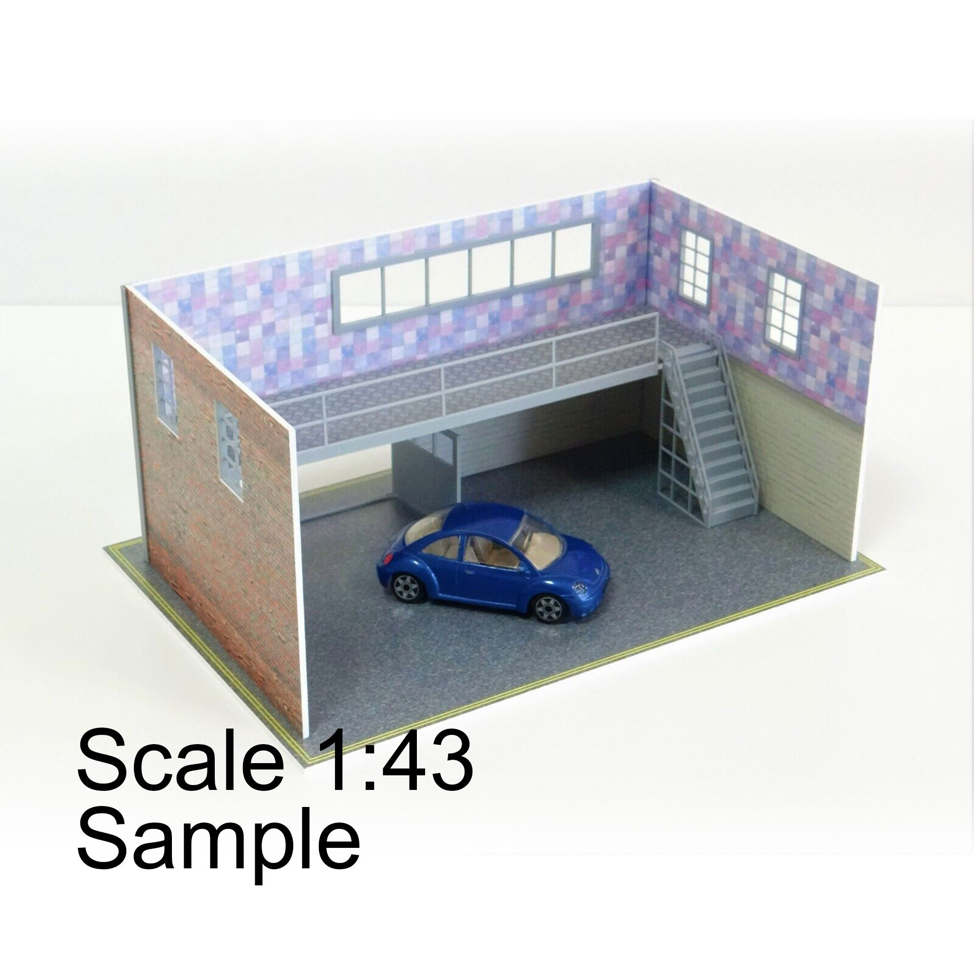 Scale 1:43 Custom Diorama Garage Two-floor Auto Garage - Etsy