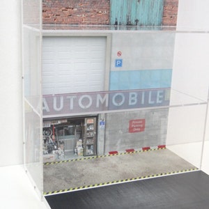 Scale 1:24 Display Case for Model Cars Five-story Showcase Diorama ...