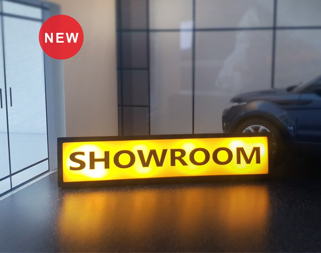 Showroom Light Box Sign. Diorama LED Sign. LED Illuminated Advertising ...