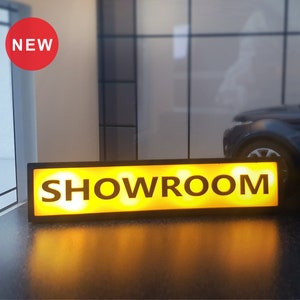 Showroom Light Box Sign. Diorama LED Sign. LED Illuminated Advertising ...
