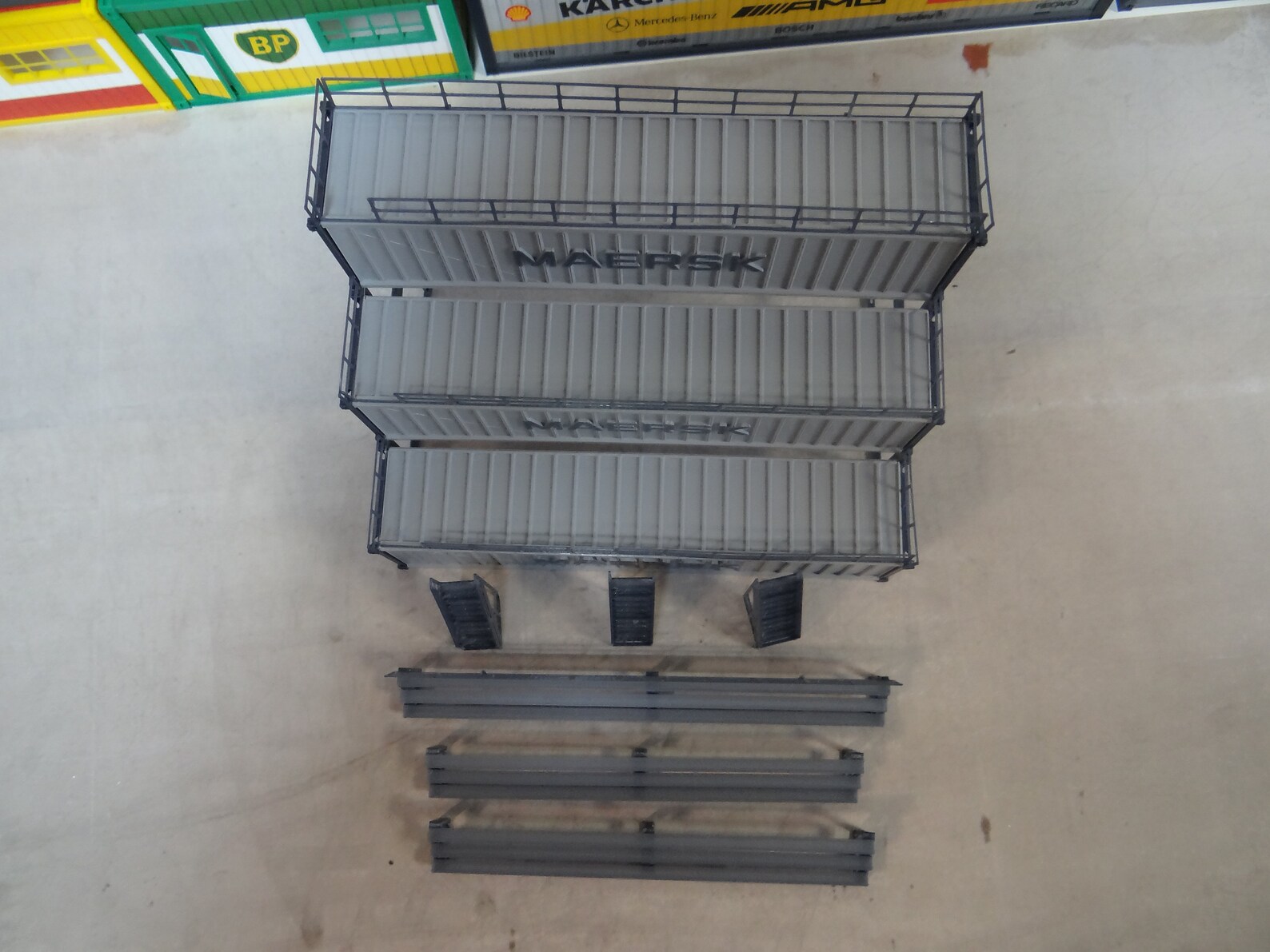 Slot Racing Car Track Tribune / Scale 1:60, 64 / Diorama Rally Tribune ...