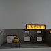 LED Light Box Sign. Scale 1:24. Diorama Illuminated Advertising Sign ...