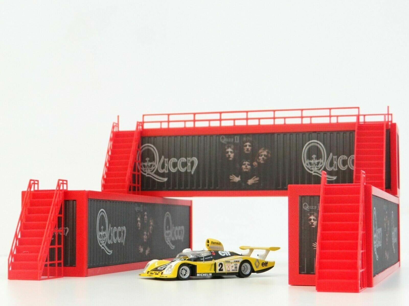Scale 1:43 Diorama Over Road Walkway Bridges Diorama Parts Racetrack ...