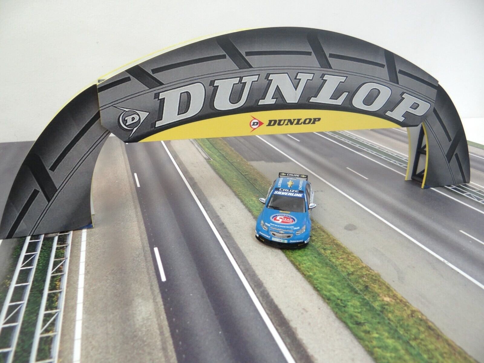 Scale 1:43 Start / Finish Rally Arch Racetrack Decoration Diorama Rally ...