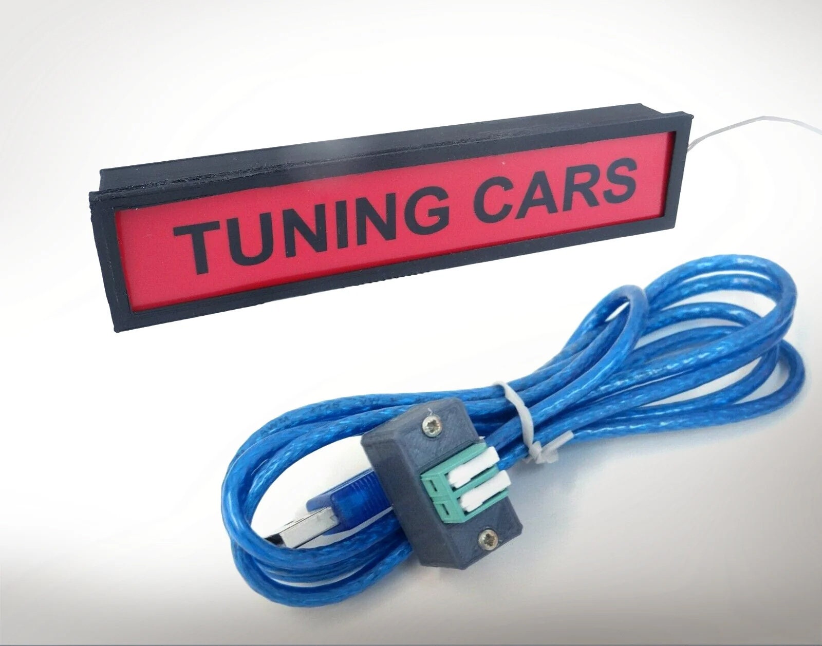 LED Light Box Sign. Scale 1:24. Diorama Illuminated Advertising Sign ...