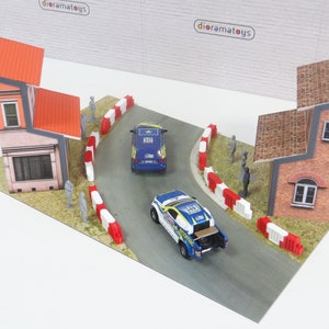 Desert Racing Diorama Rally Track Scene Model Scale Car Models Display ...