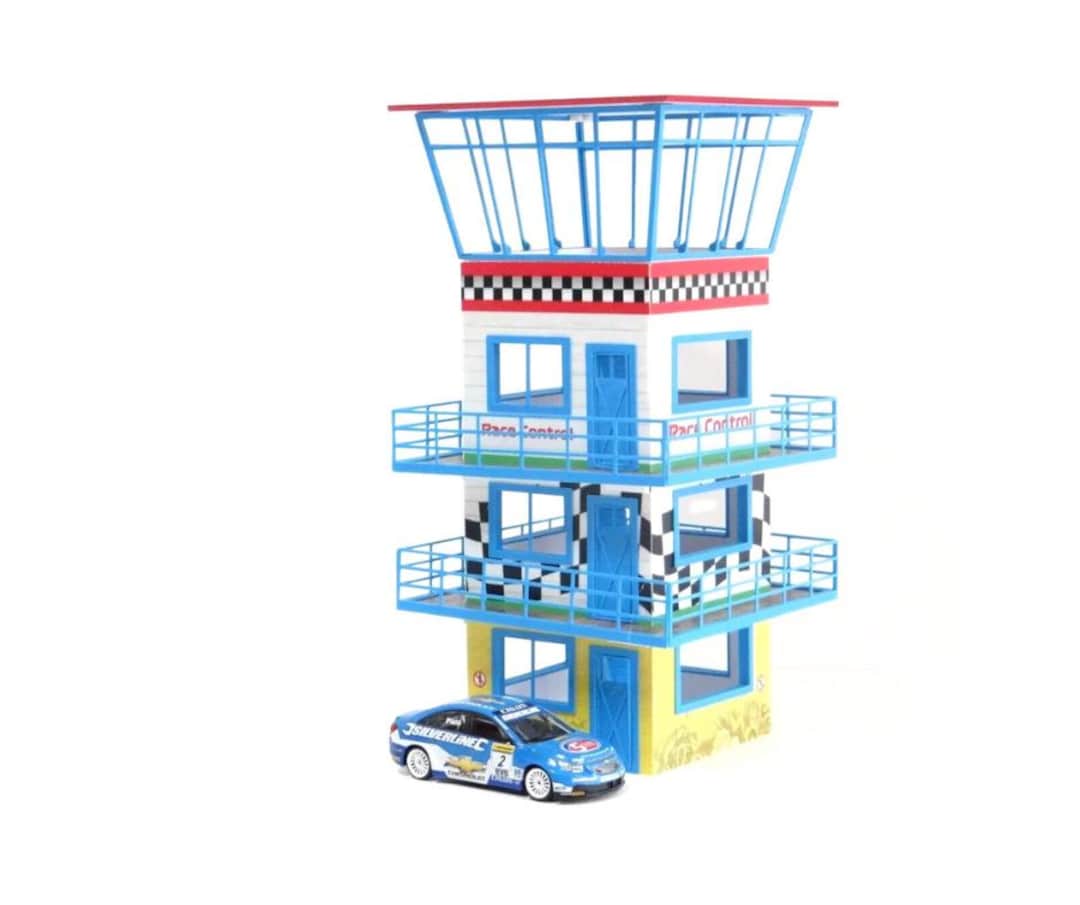 Race Control Tower – Rally Diorama Accessory Scale 1:43 Model Car ...