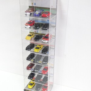 Scale 1:60-64 Acrylic Display Case for Model Cars Еight-storey Parking ...