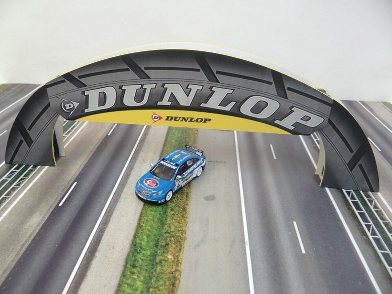 Scale 1:43 Start / Finish Rally Arch Racetrack Decoration Diorama Rally ...
