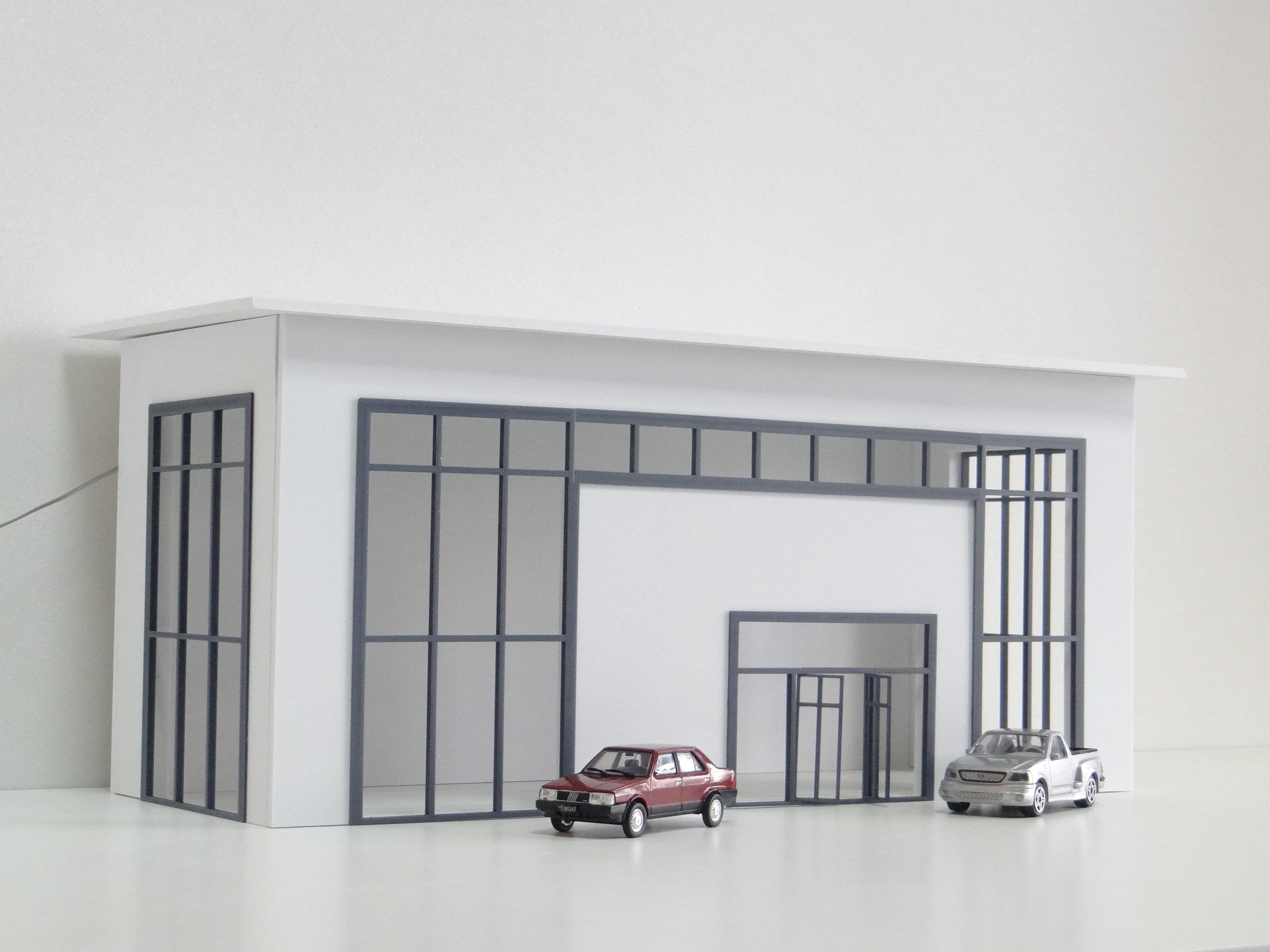 Scale 1:43 LED Lighting Diecast Car Models Showroom Display Auto Shop ...