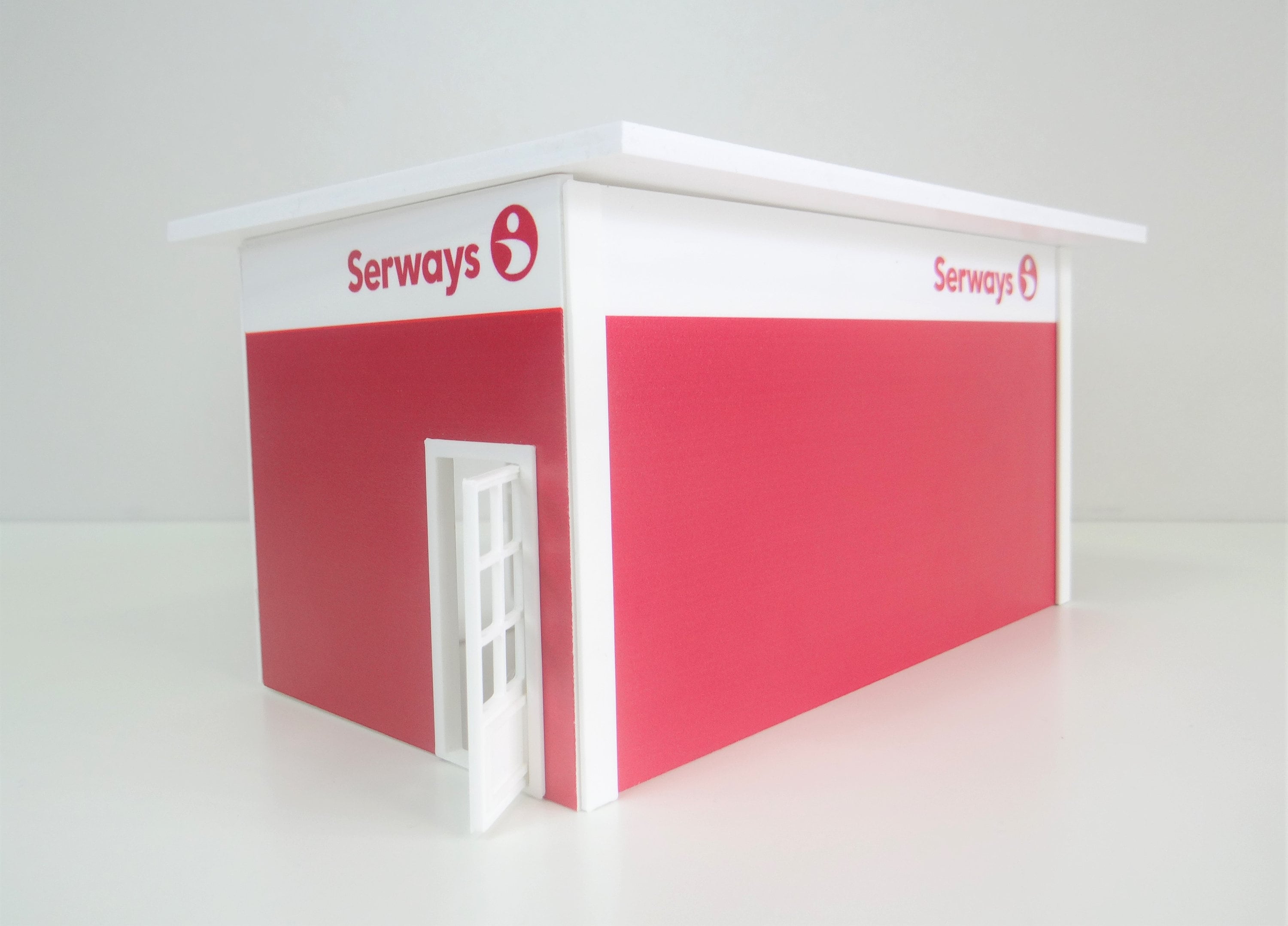 Scale 1:43 Diorama Care Shop Auto Stop Diorama Model Kit Display Car ...